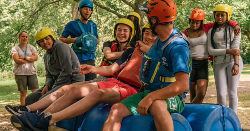 Raft Building for Schools | Adventure Activities Dorset | Cumulus